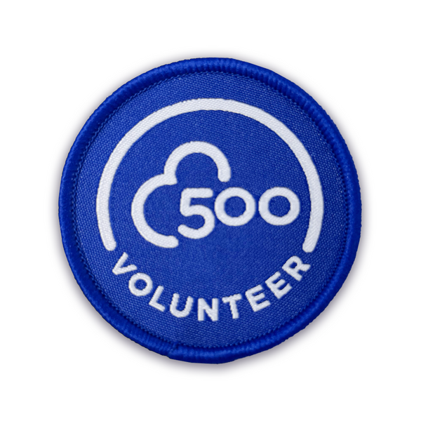 parkrun Volunteer 500 Milestone Pin Badge - parkrun Shop