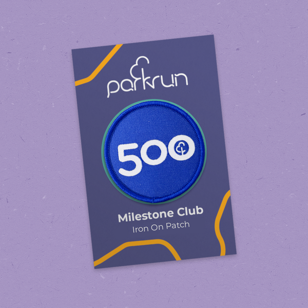 parkrun Run/Walk 500 Milestone Pin Badge - parkrun Shop