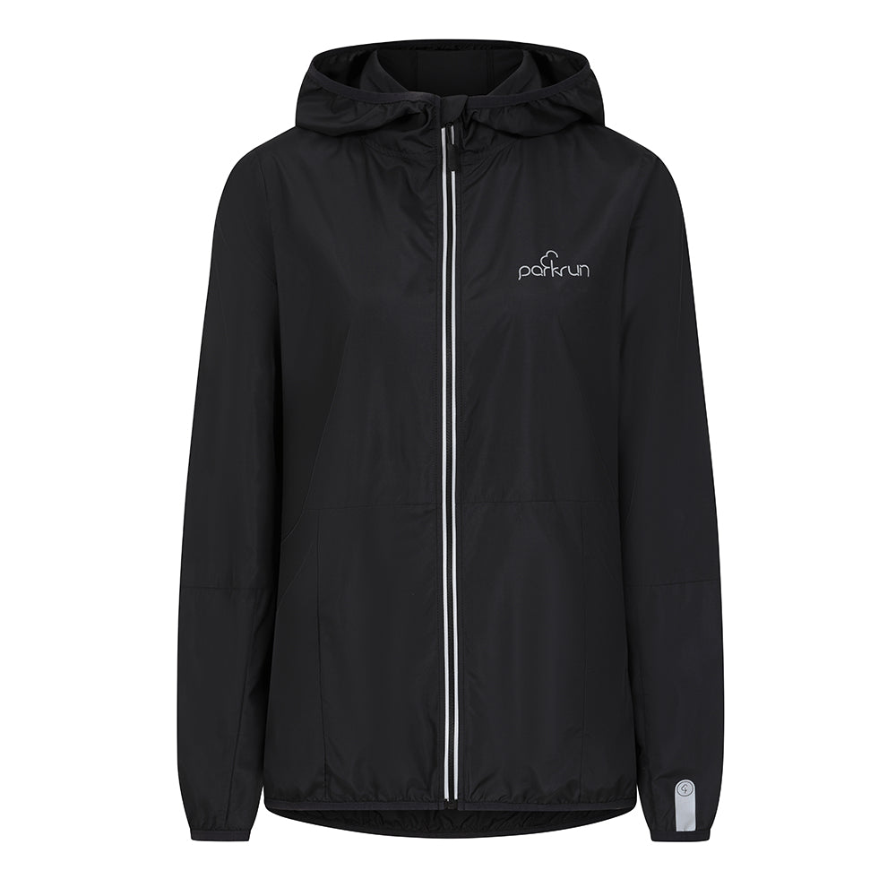 parkrun Women's Lightweight Jacket - Black – parkrun Shop
