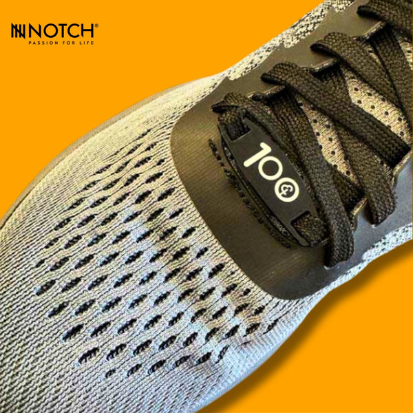 parkrun Milestone Run/Walk 100 NOTCH™ Lace Tag – parkrun Shop